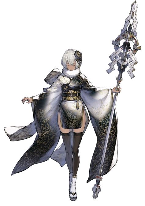 Noelle New Year S Weapon Art Nier Reincarnation Art Gallery Game