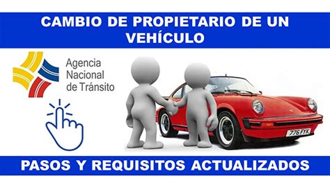 Requisitos Para Cambio de Propietario de Vehículo ANT 2024