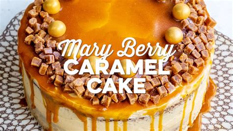 Mary Berry Salted Caramel Cake Supergolden Bakes YouTube