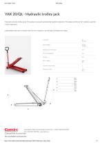 Hydraulic Jack Yak Ql Cattini Oleopneumatica Srl For Tractors