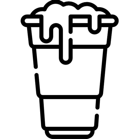 Icono De Vaso De Papel Special Lineal