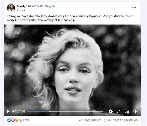 Se cumplen 61 años de la muerte de Marilyn Monroe