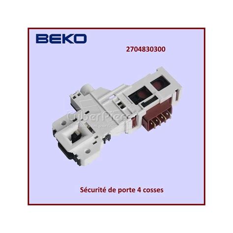 Sécurité de porte Beko 2704830300 Pièces machine à laver