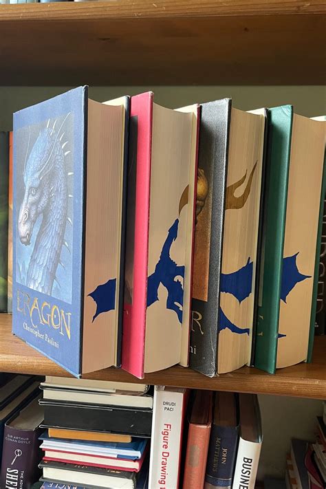 The Inheritance Cycle Eragon Stenciled Books Sprayed Books