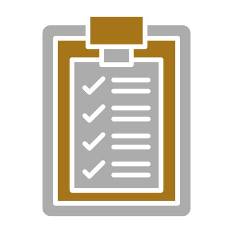 Premium Vector Checklist Icon Style