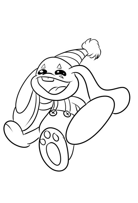 Bunzo Bunny Poppy Playtime Coloring Pictures Coloring Pages
