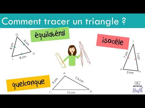 Tracer Un Triangle Isoc Le Quilat Ral Ou Quelconque Youtube