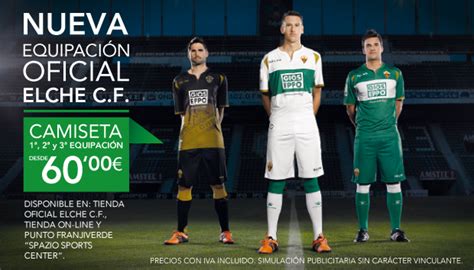 Las Nuevas Equipaciones Del Elche CF A La Venta A Partir Del Jueves 28