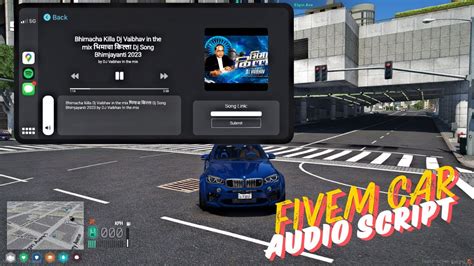 QB Core FiveM FREE Car Radio Script Carplay UI Install