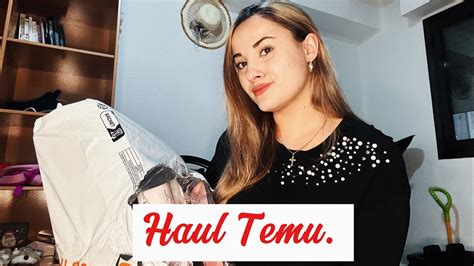 Haul TEMU Prima mea comandă temu temuhaul YouTube