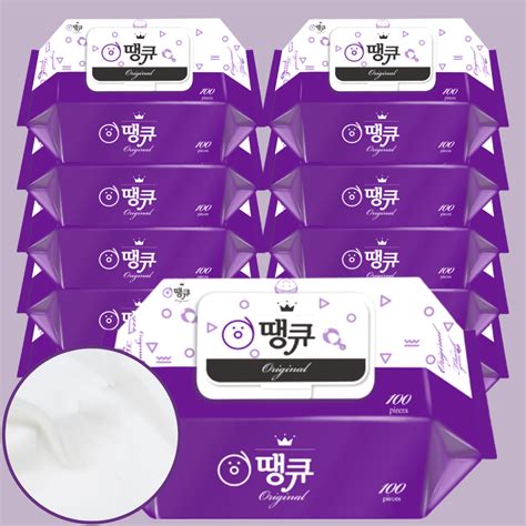 쇼우몰 K 1 1Original 땡큐 물티슈 100매X총20팩 당일출고 무배 휴대용 대용량 물티슈