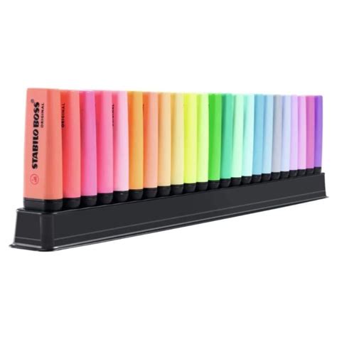 Marca Texto Stabilo Boss 23 unidades Deskset Edição Especial 50