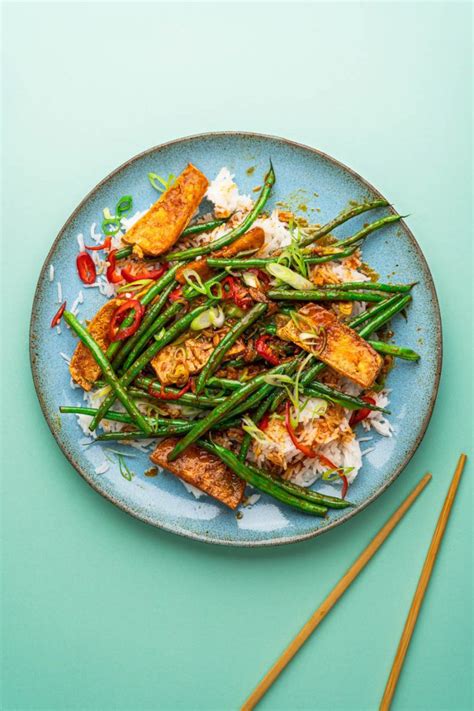 Spicy Green Bean And Tofu Stir Fry