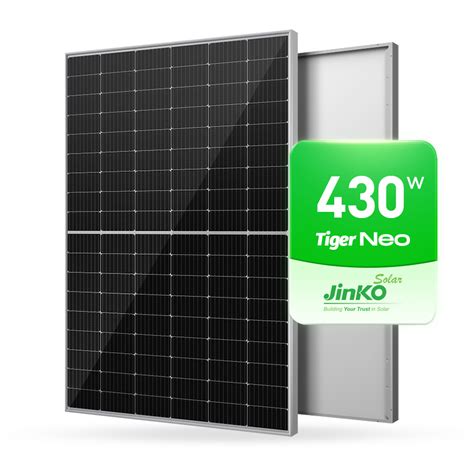 Jinko Tiger Neo Solar Panel 420W 630W Bifacial All Black N Type Solar
