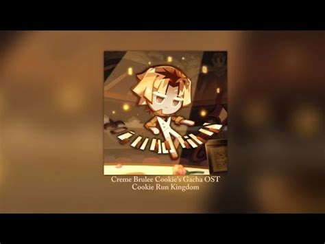 Cookie Run Kingdom Creme Brulee Cookie S Gacha Ost Holiday Express