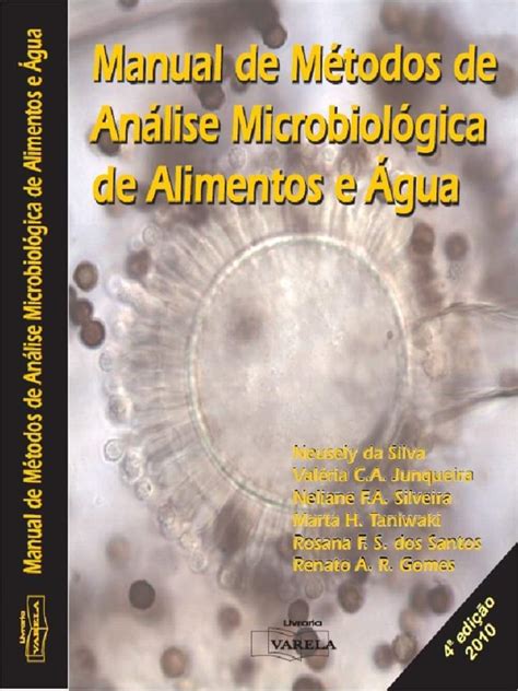 Manual de métodos de análise Microbiológica de Alimentos e água 4 ed