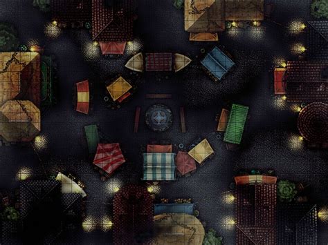 Town Market Battle Map Dnd Battle Map Dandd Battlemap Etsy Canada