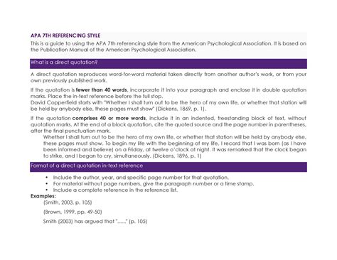 APA 7th Referencing Style It Is Based On The Publication Manual Of
