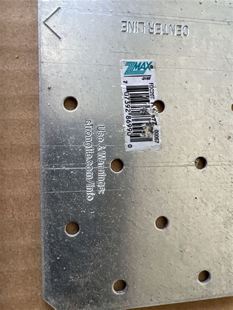 Simpson Strong Tie ZMAX Heavy Tie Plate Galvanized 3 X 7 HTP37Z EBay