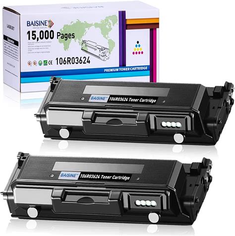 Amazon WorkCentre 3335 Toner BAISINE 2 Pack Compatible 106R03624