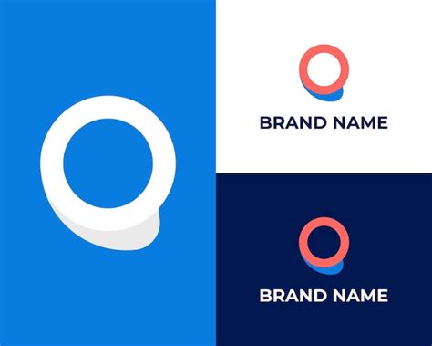Logotipo Abstracto De La Letra Inicial Q Y P Vector Premium