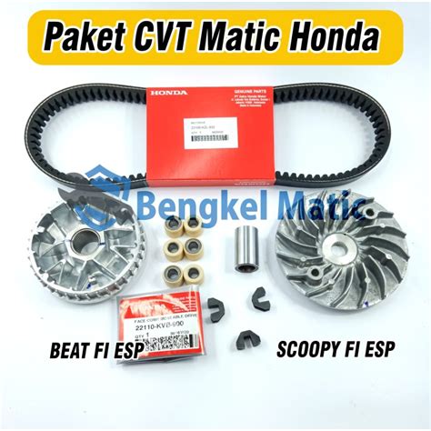 Jual PAKET CVT HONDA BEAT FI ESP BELT BEAT ROLLER BEAT SCOOPY FI RUMAH