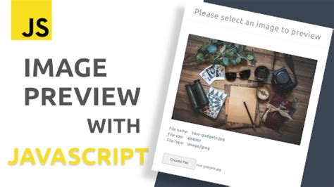 Preview And Validate An Image With JavaScript