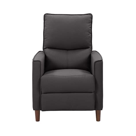 Best Buy Corliving Alder Manual Fabric Recliner Dark Grey Lrb R