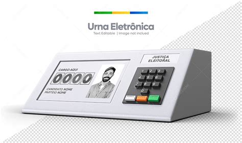 Mockup de Urna Eletrônica PSD Editável download Designi