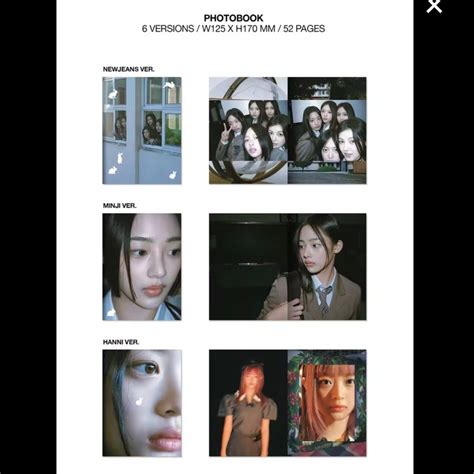 NewJeans 1st Single Album OMG Message Cards Hanni Version Hobbies