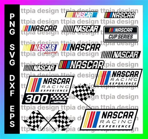 Nascar Svg Cricut Cut File Racing Clipart Silhouette Decal