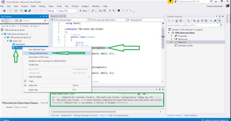 Setup XUnit Net Unit Testing In Class Library Project