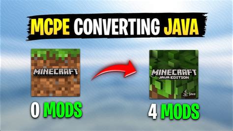 How To Turn Mcpe Into Minecraft Java Edition Convert Mcpe To