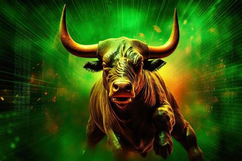 Premium AI Image Stock Market Bull Market Trading Up Trend Of Graph