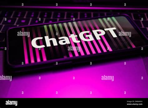 ChatGPT auf dem Computer Chat GPT ist ein KI Chatbot mit künstlicher