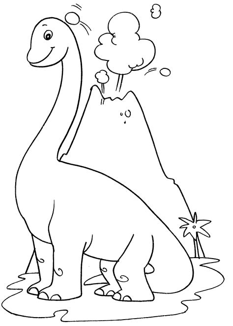 Desenhos de Dinossauros para imprimir e colorir Só Atividades