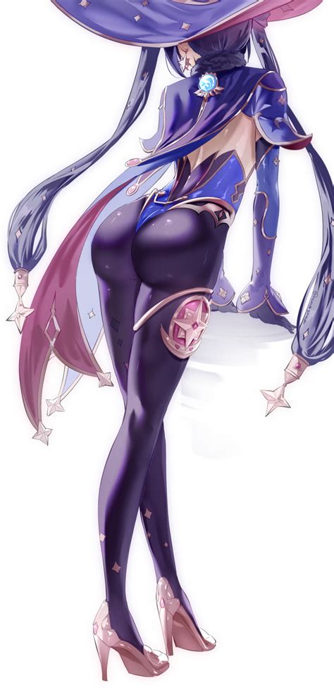 Mona Genshin Impact Drawn By Uenoryoma Danbooru