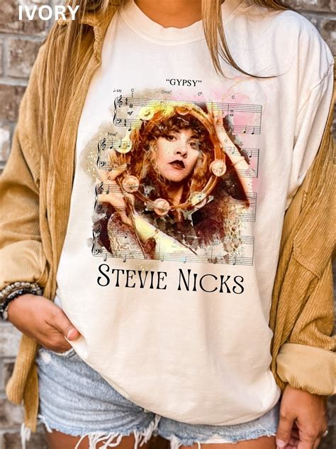 Stevie Nicks Shirt Gypsy Vintage Comfort Colors Oversized Tee Etsy