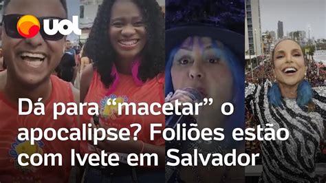 Ivete Sangalo responde Baby Carnaval está macetando apocalipse
