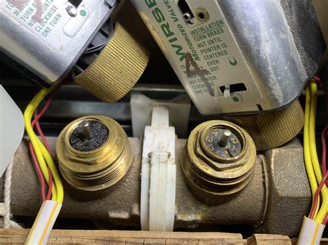 Wirsbo Manifold Pin Valves Heating Help The Wall