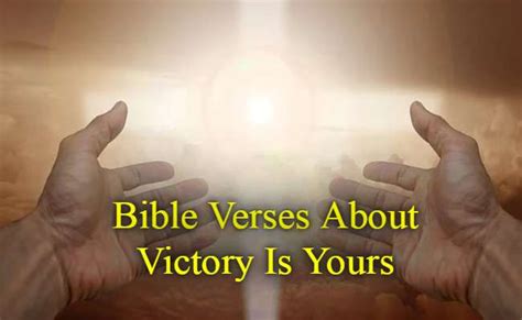 26 Bible Verses About Victory Is Yours KJV