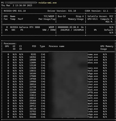 unable to view memory usage with nvidia smi not available in wddm driver model system