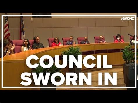 Charlotte City Council Members Sworn In YouTube
