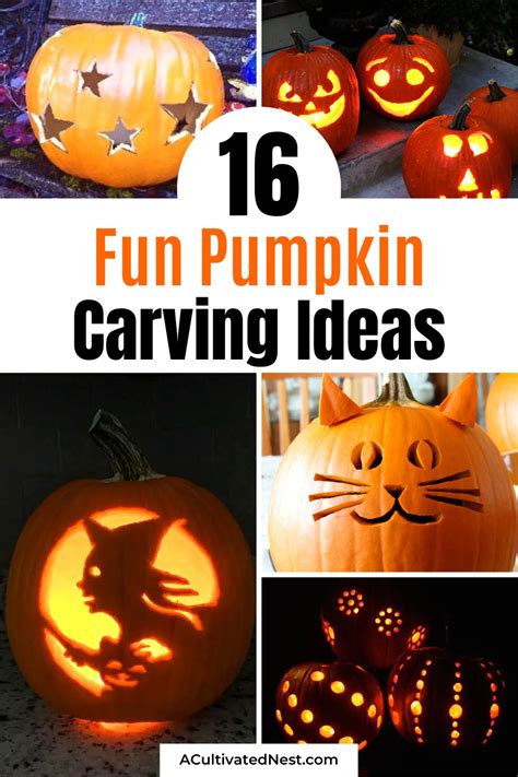 16 Fun Pumpkin Carving Ideas A Cultivated Nest