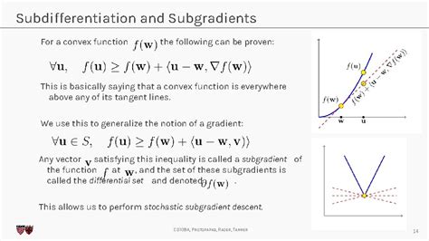 advanced section 6 convexity subgradients stochastic gradient descent