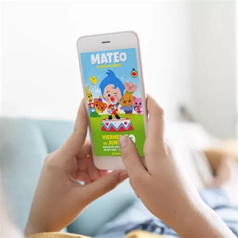 Invitación Digital De Plim Plim Personalizada 1 000 en La Plata