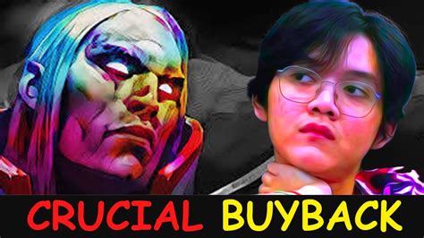 CRUCIAL BUYBACK Mikoto Invoker Using Smurf Account Like A Boss Dota 2