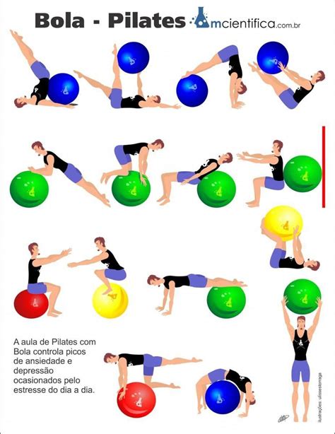 Como Fazer Pilates Bola FitnessWorkouts Pilates Pilates Abs