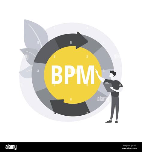 Business Process Management Abstract Concept Vector Illustration BPM