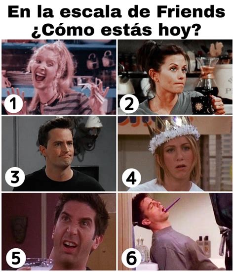 Escala De C Mo Te Sientes De Friends Profe Social